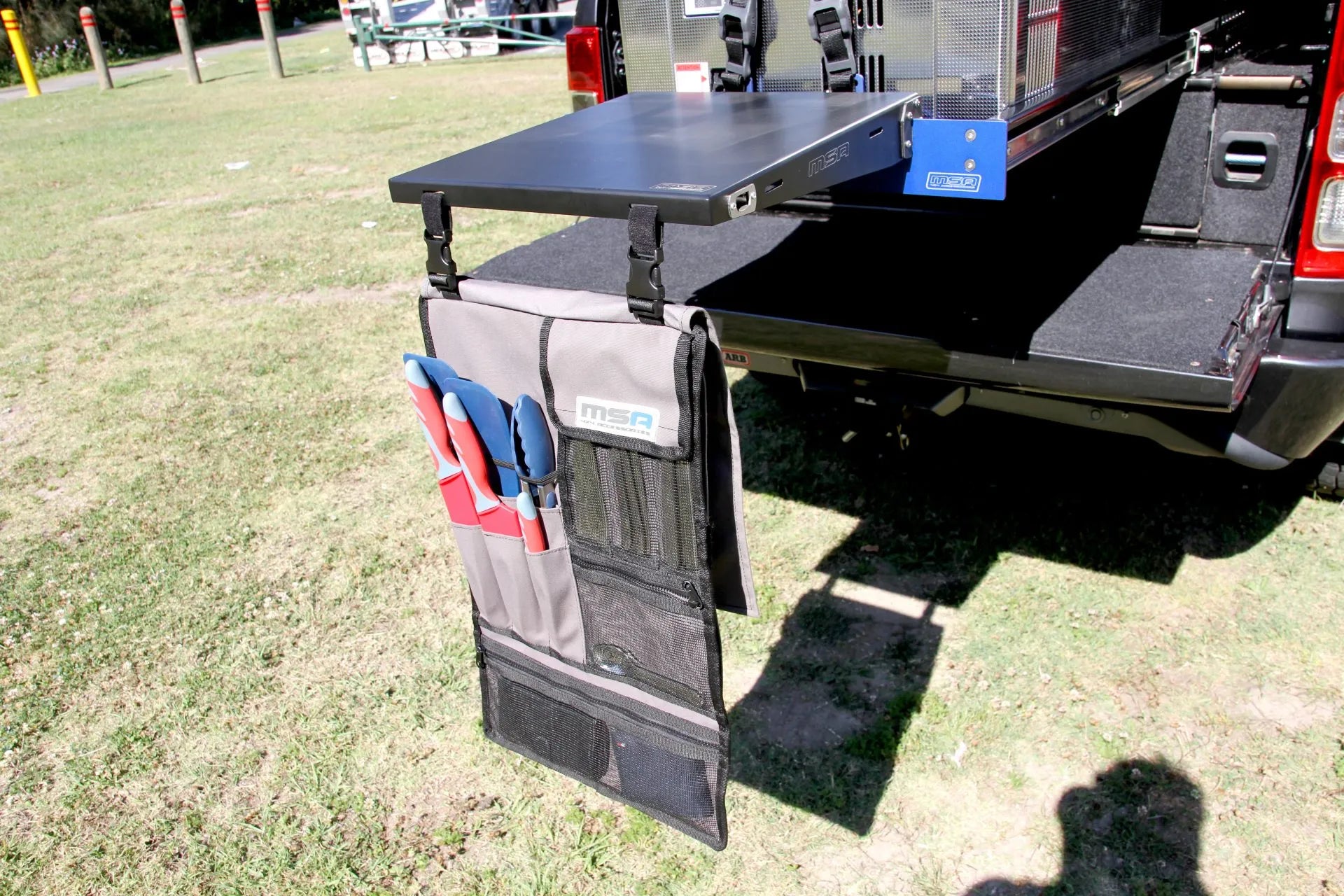 MSA 4x4 Straight Slide Clip-On Table with Cutlery Roll – Overland Provision